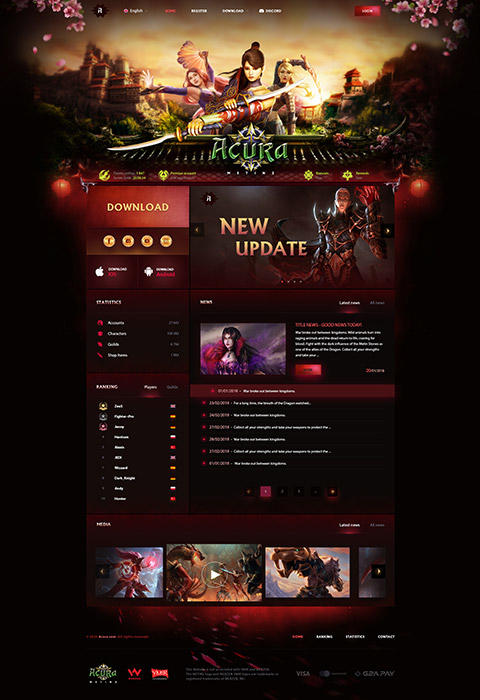 Metin2 Game Website Templates and best Ui-Sets | Templstock.com